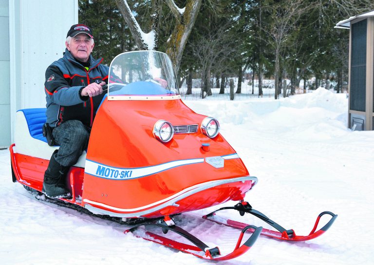 Sa passion : faire revivre les motoneiges Moto-Ski - Journal Le Placoteux