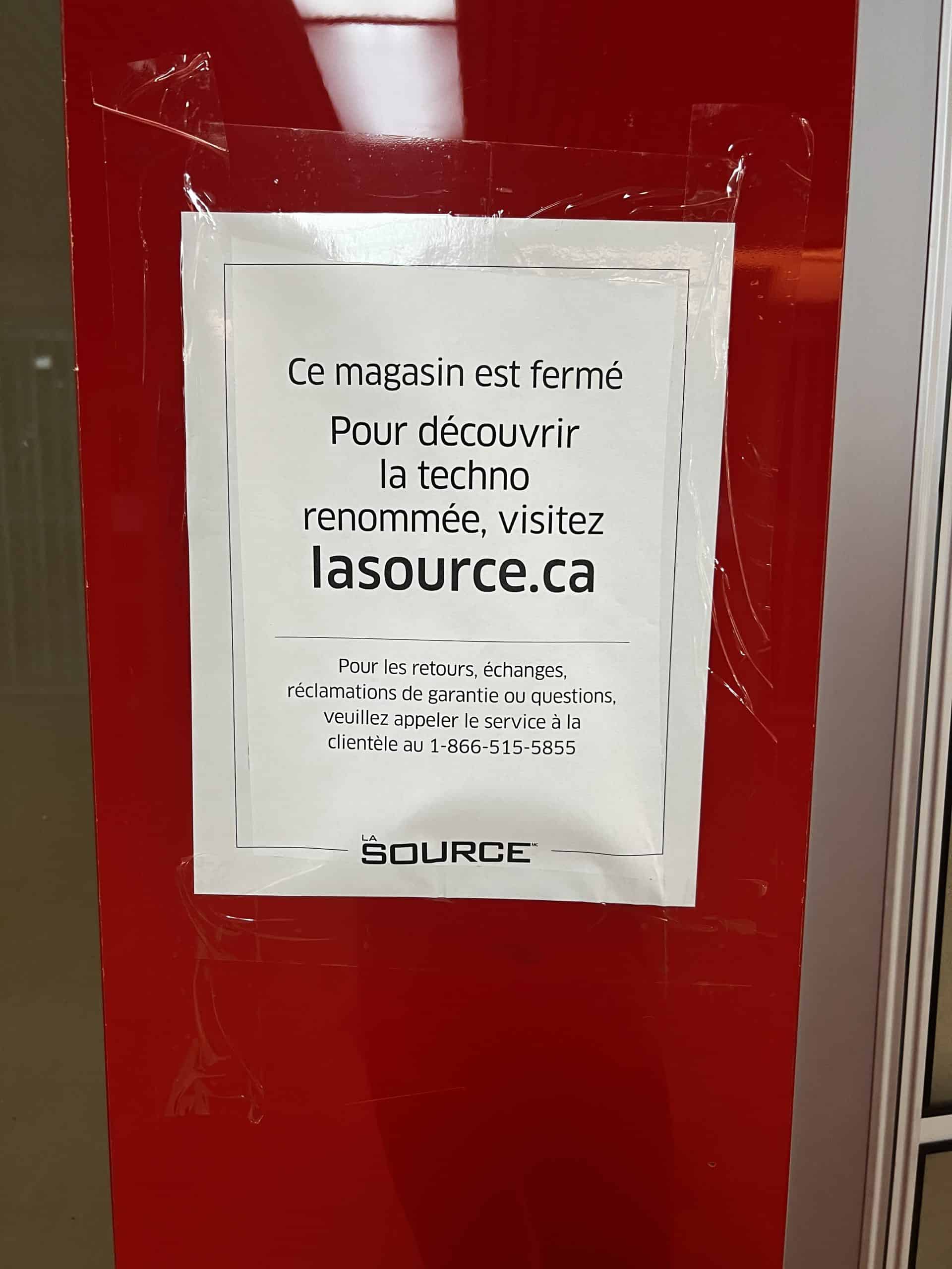 Le magasin La Source de La Pocatière ferme définitivement ses portes ...